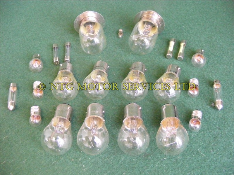 Austin Cambridge A55 A60 Morris Oxford Bulb + Fuse Kit