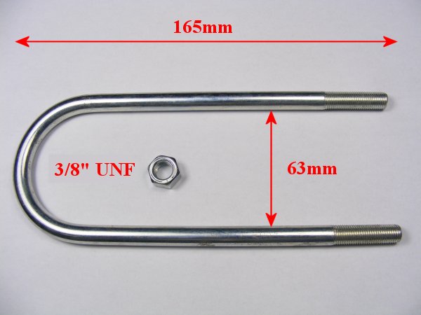 AAA3838 U-Bolt + Nuts Rear Spring